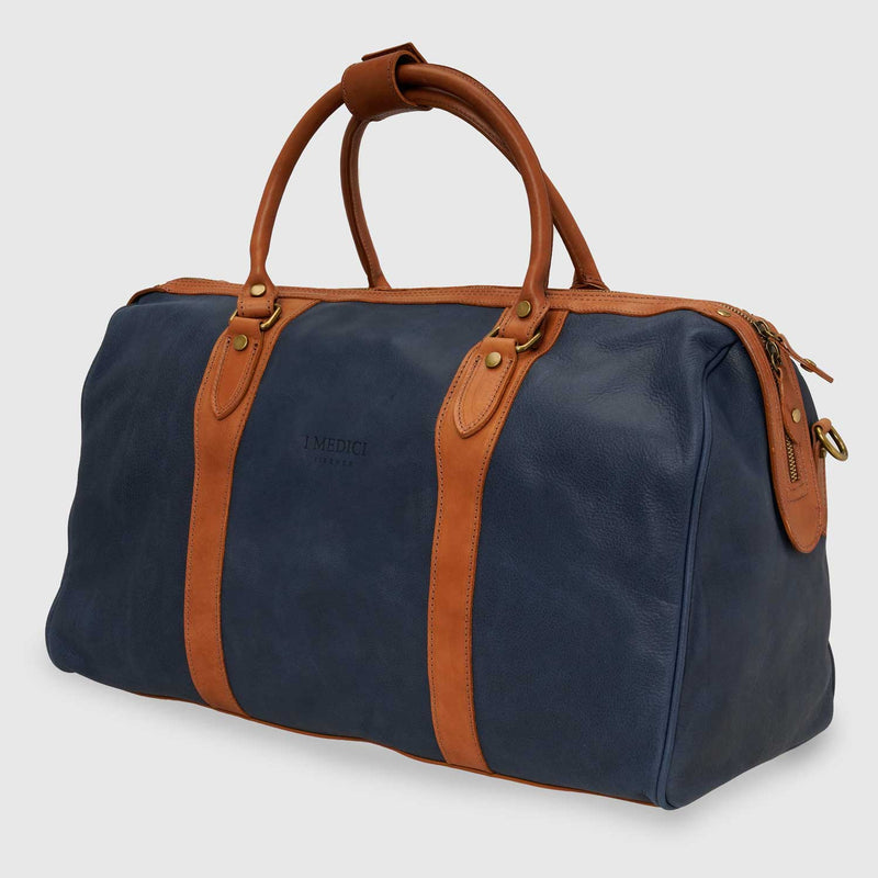 Verona Leather Duffel Bag | Italian Vegetable Tanning – I Medici Leather
