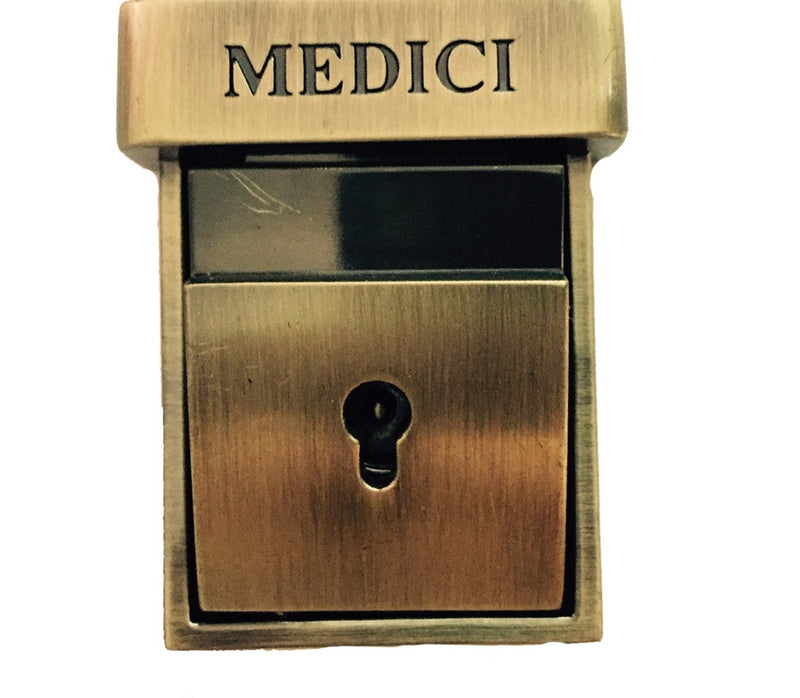 Briefcase Tuck Lock Solid Brass – I Medici Leather